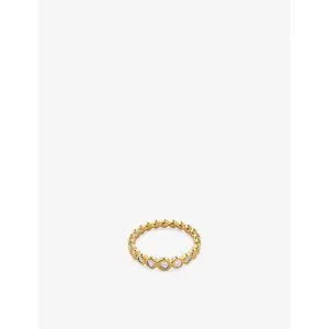Monica Vinader Lab Grown Diamond Eternity Ring - Yellow Gold