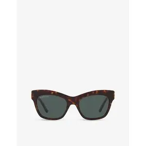 Balenciaga Bb0132s Cat-eye Sunglasses - Brown