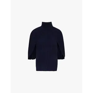 Simkhai Jeannie High-neck Recycled-cashmere Top