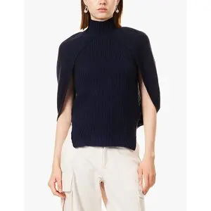Simkhai Jeannie High-neck Recycled-cashmere Top