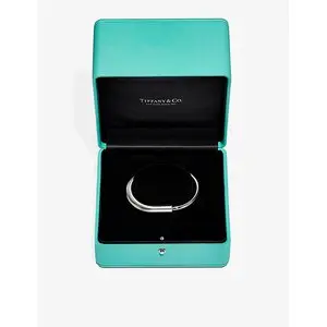 Tiffany & Co. Lock 18ct White-gold Bangle