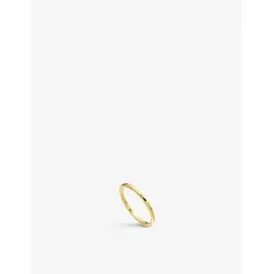 Monica Vinader Siren 18ct Vermeil Sterling Silver Ring - Yellow Gold