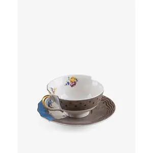 SELETTI Hybrid Kerma Porcelain Teacup And Saucer - One-color