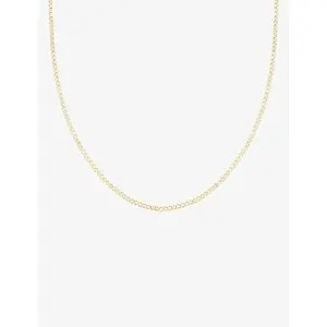 ASTRID & MIYU 18ct -plated Cubic Zirconia Tennis Necklace - Gold