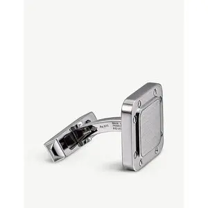 CARTIER Santos De Sterling Silver Cufflinks