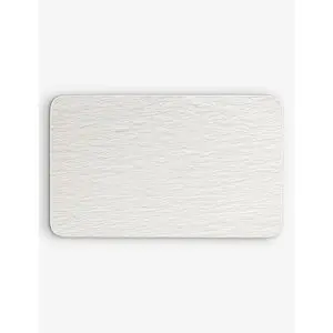 VILLEROY & BOCH Manufacture Rock Blanc Porcelain Rectangular Serving Plate 35cm - One-color