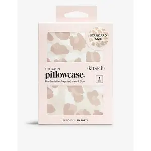 KITSCH Print Satin Pillowcase 66cm X 48cm