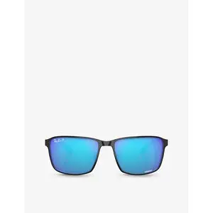 Ray-ban Rb3721ch Chromance Sunglasses - Black
