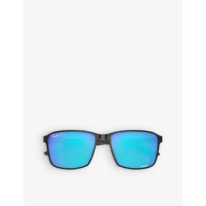 Ray-ban Rb3721ch Chromance Sunglasses - Black