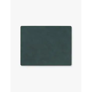 LIND DNA Nupo Leather Placemat 45cm X 35cm - Dark Green