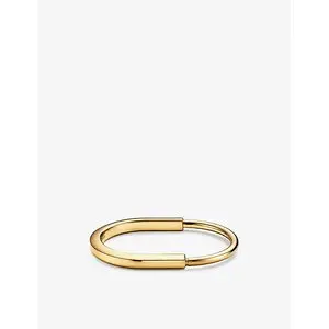 Tiffany & Co. Lock 18ct Yellow-gold Bangle Bracelet - Yellow Gold
