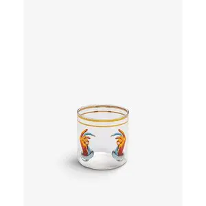SELETTI Wears Toiletpaper Hands With Snakes Glass 8.5cm - One-color