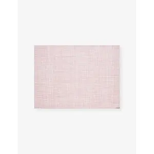 CHILEWICH Basketweave Mini Vinyl Placemat 36cm X 48cm - Blush