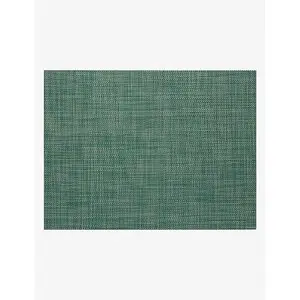 CHILEWICH Basketweave Mini Vinyl Placemat 36cm X 48cm - Ivy