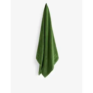 HAY Mono Logo-embossed Cotton Bath Towel - Matcha