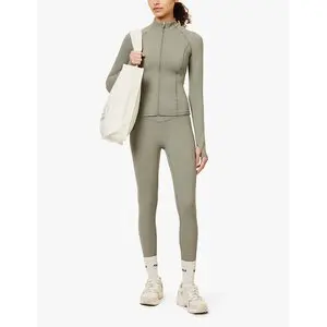 ADANOLA Ultimate Wrap-over Workout Leggings - Olive Green