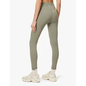 ADANOLA Ultimate Wrap-over Workout Leggings - Olive Green