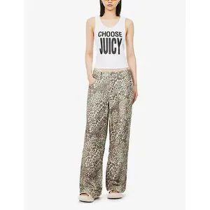 Juicy Couture Stretch-cotton Jersey Top