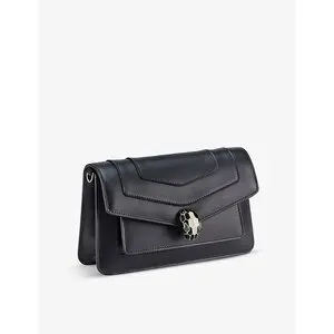 BVLGARI Serpenti Forever East-west Shoulder Bag - Black