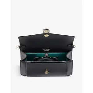 BVLGARI Serpenti Forever East-west Shoulder Bag - Black