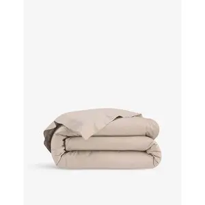 YVES DELORME Triomphe Cotton-sateen Duvet Cover - Pierre