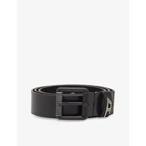 DIESEL® B-dave Ii Monogram Leather Belt - T8013