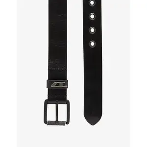 DIESEL® B-dave Ii Monogram Leather Belt