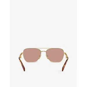 Prada Pr A50s Aviator-frame Sunglasses
