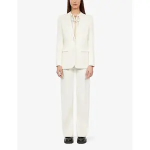 The Kooples Notch-lapel Regular-fit Stretch-woven Blazer