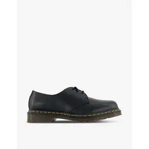 Dr. Martens 3-eyelet Leather Shoes With Chunky Sole - Black Leather