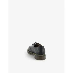 Dr. Martens 3-eyelet Leather Shoes With Chunky Sole - Black Leather
