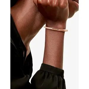 Tiffany & Co. Lock 18ct Bangle Bracelet - Rose Gold