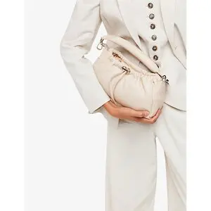 Whistles Benny Drawstring-front Leather Shoulder Bag