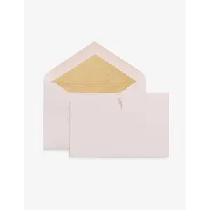 Smythson Iconic Moon Correspondence Cards Box Of Ten - Pink