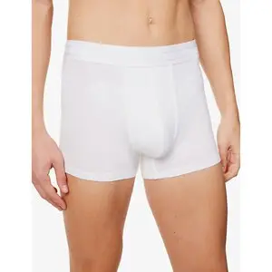 CHE Elasticated-waistband Pack Of Three Stretch-woven Trunks