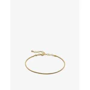 Monica Vinader 18ct -plated Vermeil Sterling-silver Snake Chain Bracelet - Yellow Gold