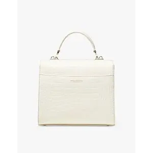 ASPINAL OF LONDON Mayfair Croc-embossed Top-handle Bag