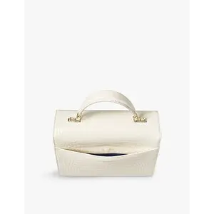 ASPINAL OF LONDON Mayfair Croc-embossed Top-handle Bag
