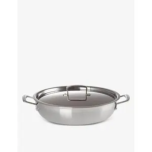 LE CREUSET 3-ply Shallow Stainless-steel Casserole Dish - One-color