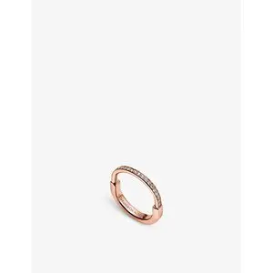 Tiffany & Co. Lock 18ct Rose-gold Diamond Ring - Rose Gold