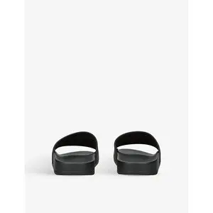 Balenciaga Logo-embossed Rubber Slides