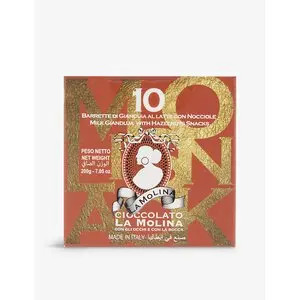 LA MOLINA Molisnack Milk Gianduja And Hazelnut Chocolate Bars Pack Of 10 - One-color