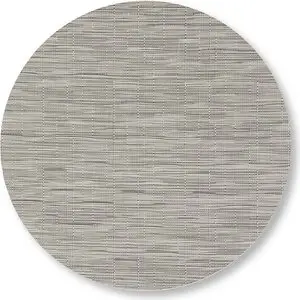CHILEWICH Bamboo Round Vinyl Placemat 38cm - One-color