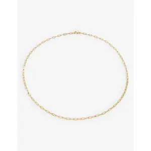 Monica Vinader Mini Paperclip Chain Choker - Gold