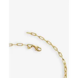 Monica Vinader Mini Paperclip Chain Choker - Gold