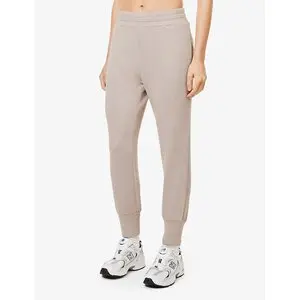 Varley The Slim Cuff Relaxed-fit Jogging Bottoms - Taupe Marl