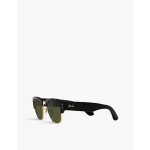 Ray-ban Clubmaster Square-frame Sunglasses - Black