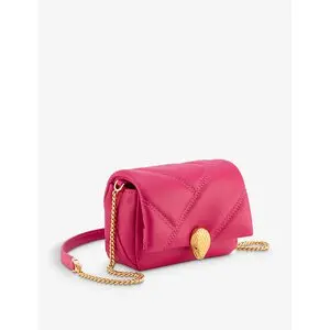 BVLGARI Serpenti Cabochon Mini Leather Shoulder Bag - Fuchsia