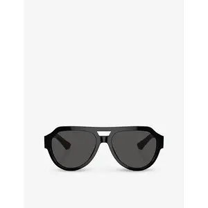Dolce & Gabbana Dg4466 Square-frame Sunglasses - Black