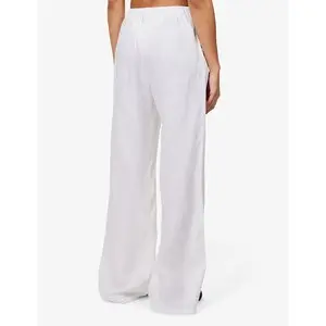 AEXAE Straight-leg Mid-rise Linen Trousers